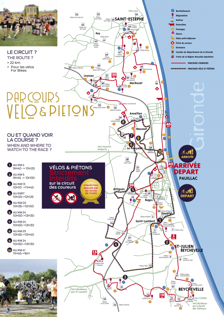 Plans - Marathon du Médoc